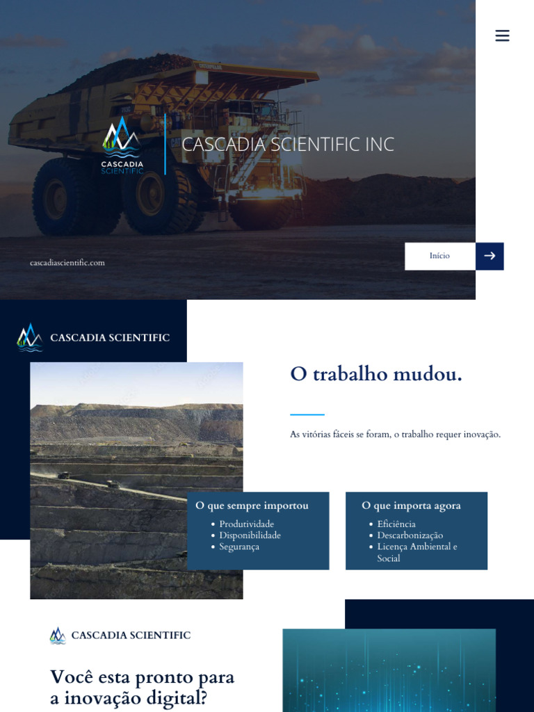 Portuguese - Cascadia Scientific Presentation - Compressed | PDF | Gás de efeito estufa | Tempo