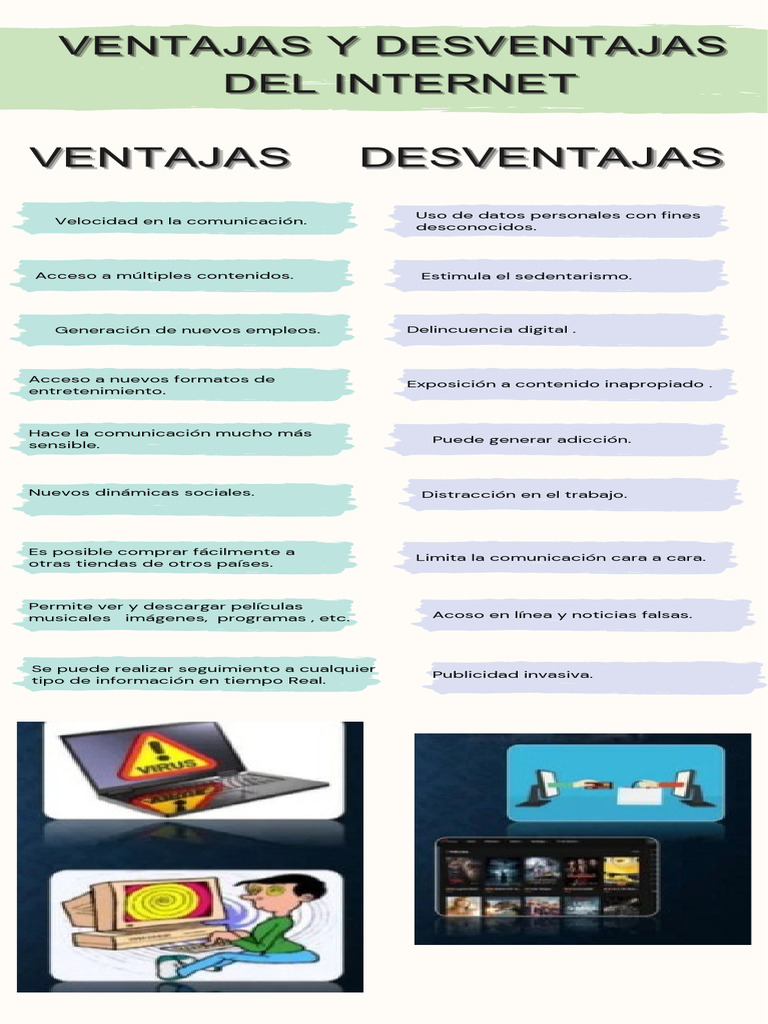 Ventajas y Desventajas del Internet | PDF