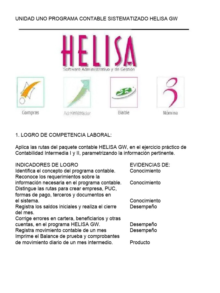 Helisa GW Manual | PDF | Contabilidad | Contador