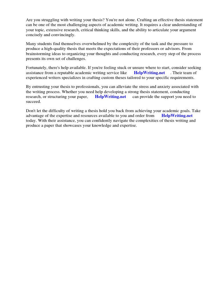 Mastering Thesis Statement Writing | PDF | Essays | Thesis