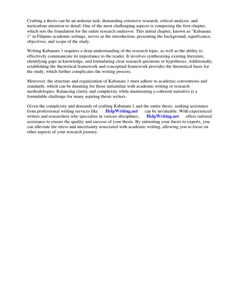 Halimbawa NG Kabanata 1 Sa Thesis | PDF | Neuroscience | Empiricism