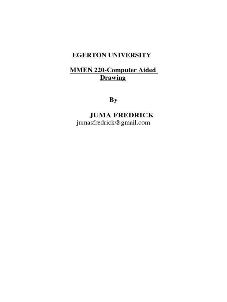 Mmen 220 Autocad Notes. 2 | PDF | Computer Aided Design | Personal ...