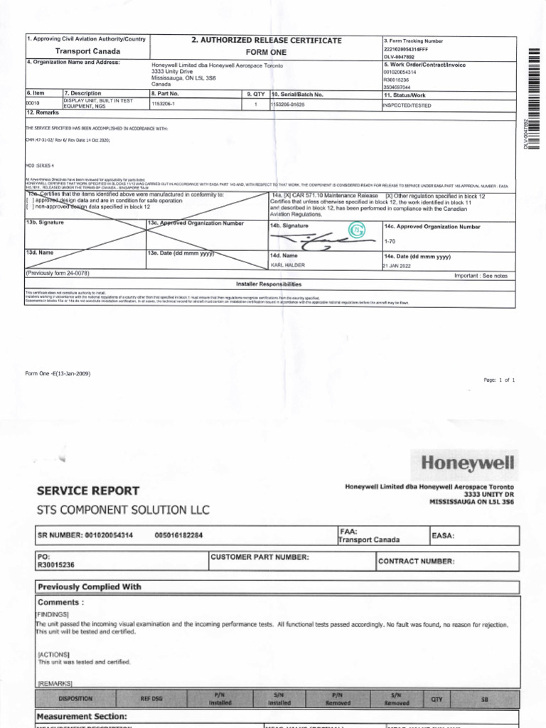 1trace2 - EASA f1 | PDF