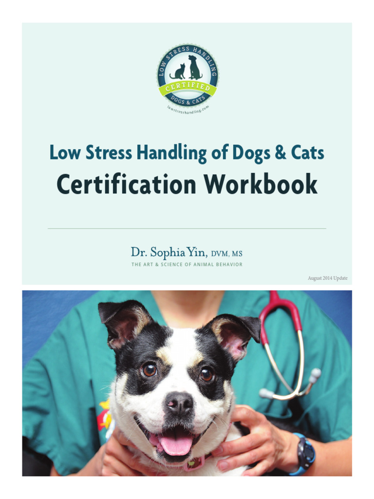 Low Stress Handling of Dogs & Cats Workbook | PDF | Classical ...
