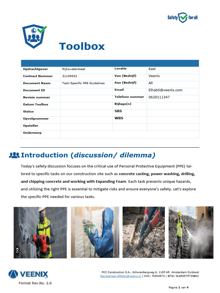 Task-Specific PPE | PDF | Personal Protective Equipment | Labor Relations