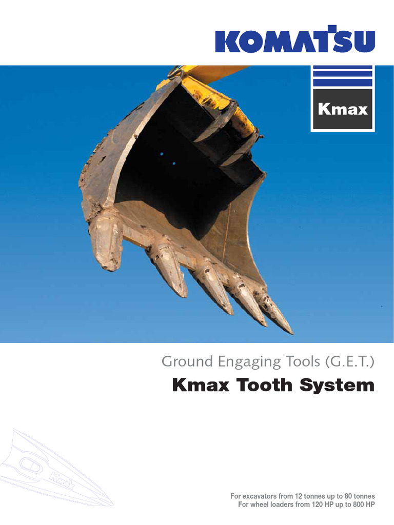 Catalogos Dientes Komatsu Kmax | PDF | Machines | Tooth