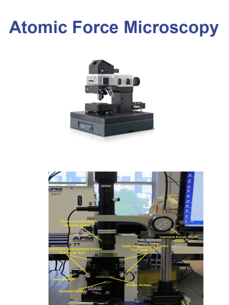 High-Resolution Atomic Force Microscopy Techniques | PDF | Science ...