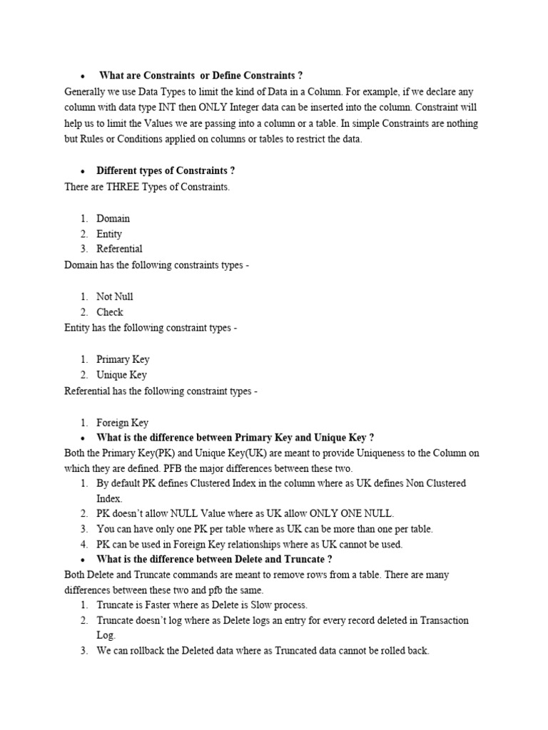 Sql Server Pdf Database Index Relational Database