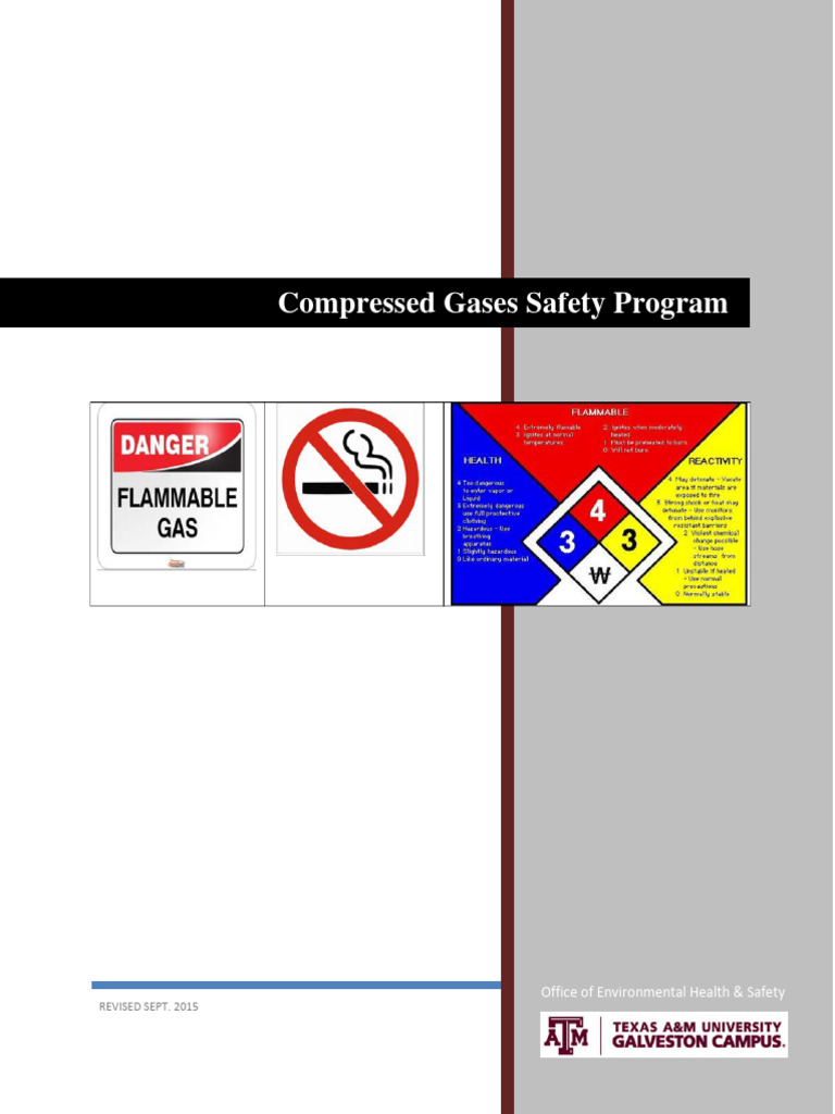Compressed Gases Safety Program 10-2015 | PDF | Pipe (Fluid Conveyance ...