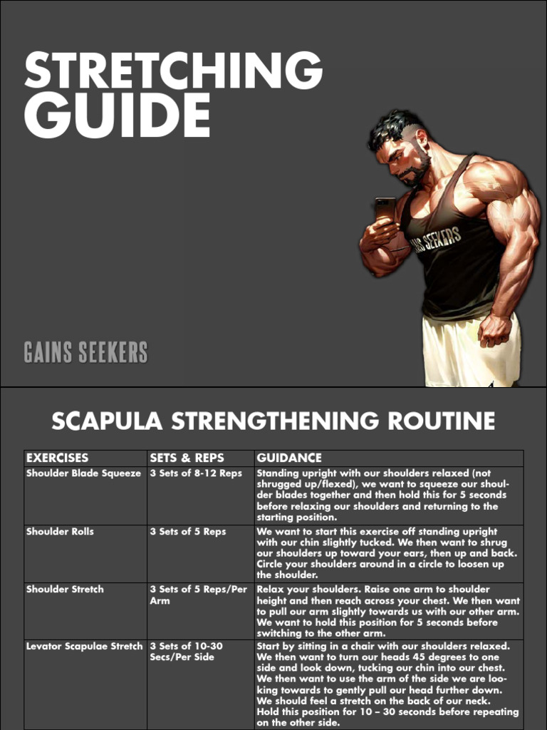 Stretch | PDF | Shoulder | Knee