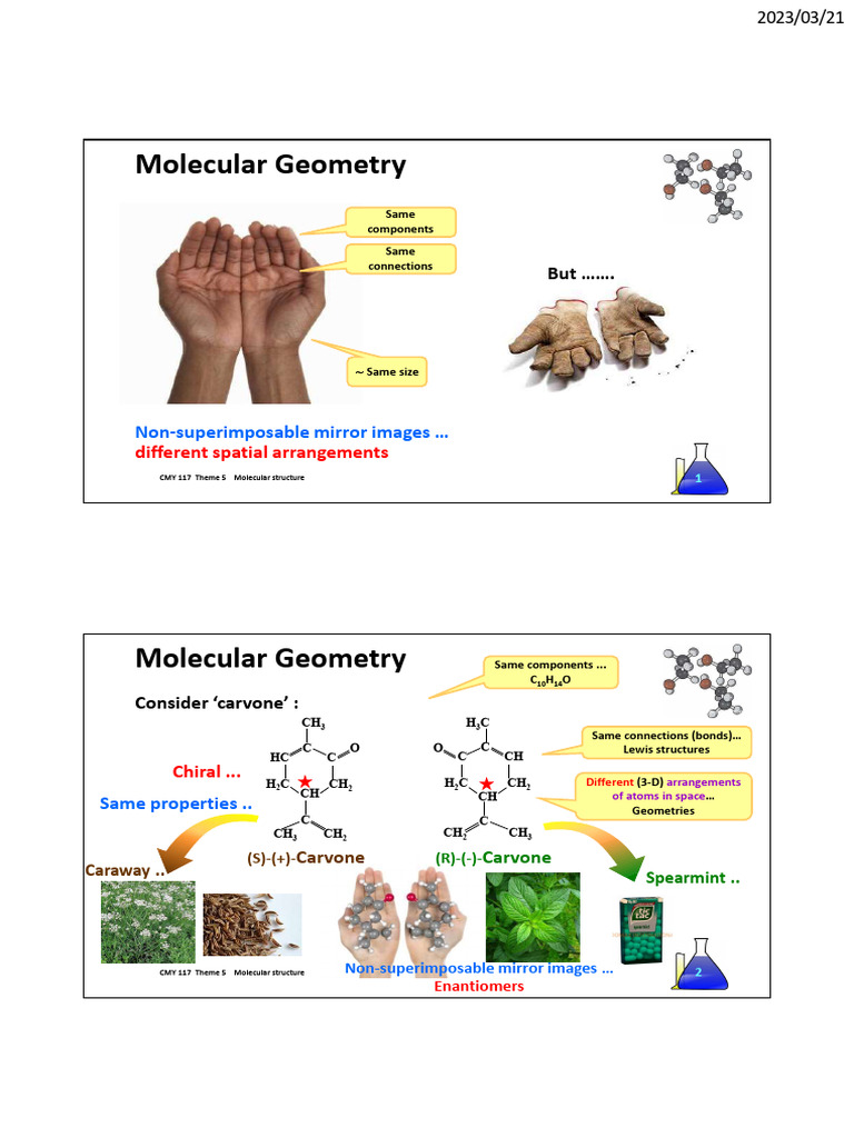 Understanding Molecular Geometry Concepts | PDF | Chemical Polarity ...