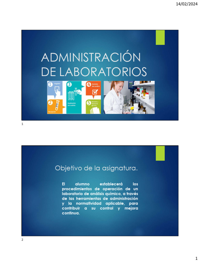 ad lab unidad 1 | PDF | Laboratorios | Química