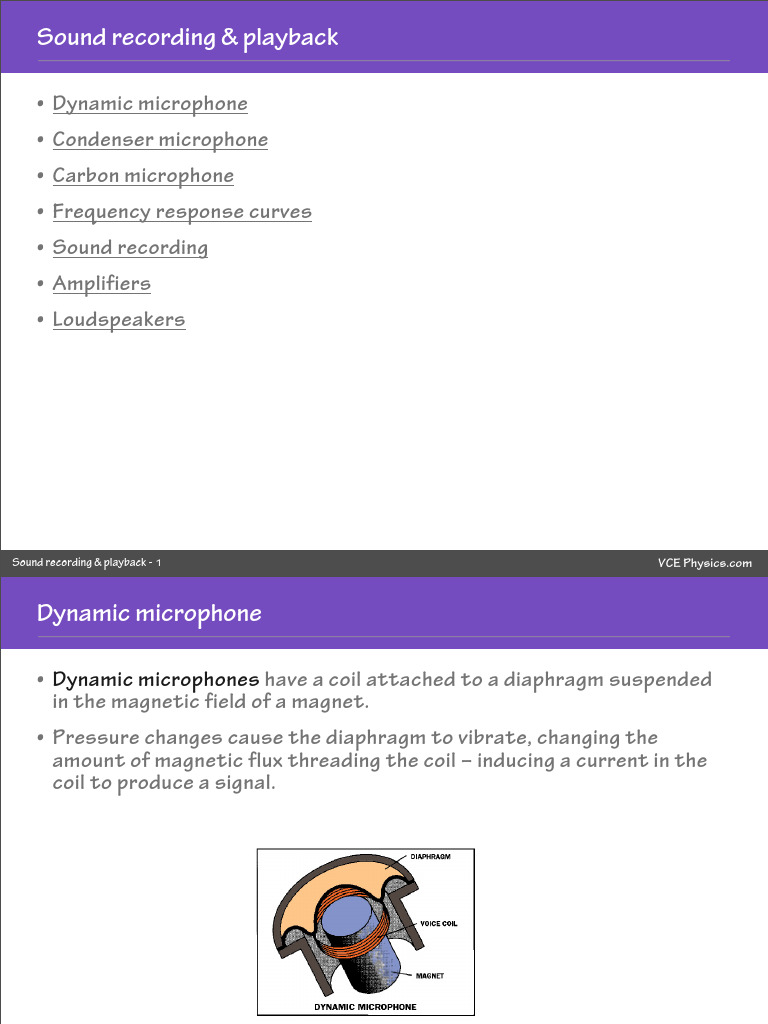 Dokumen - Tips - Sound Recording Amp Playback | PDF | Loudspeaker ...