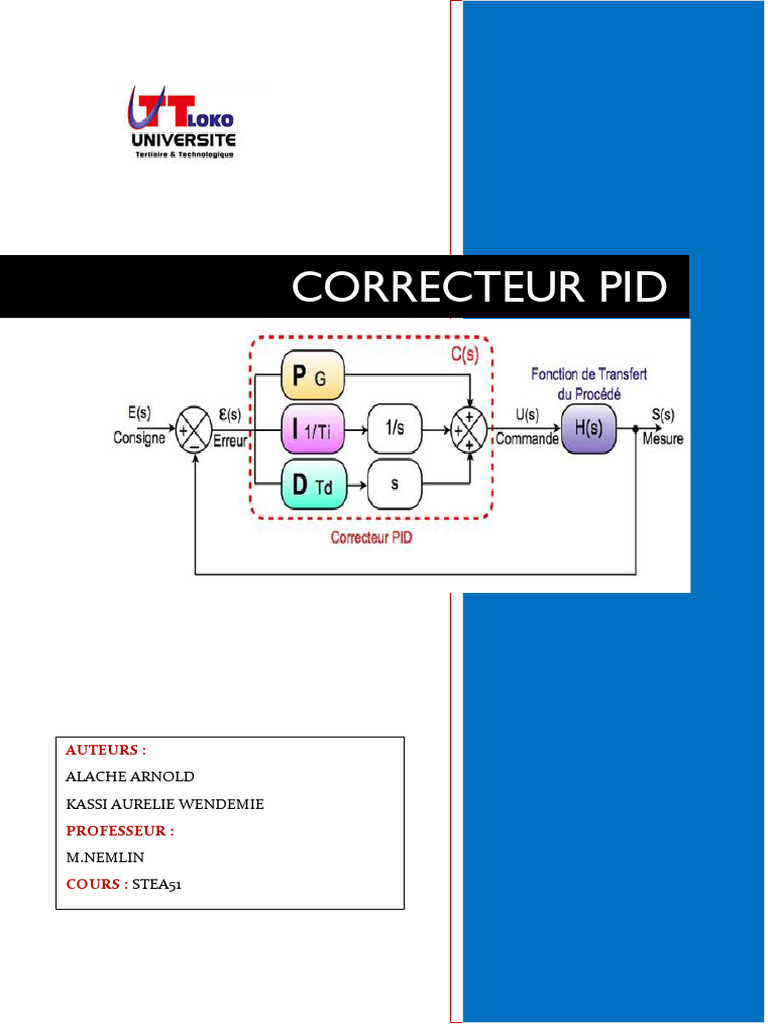 Correcteur PID : Définition et Applications | PDF | Régulation ...