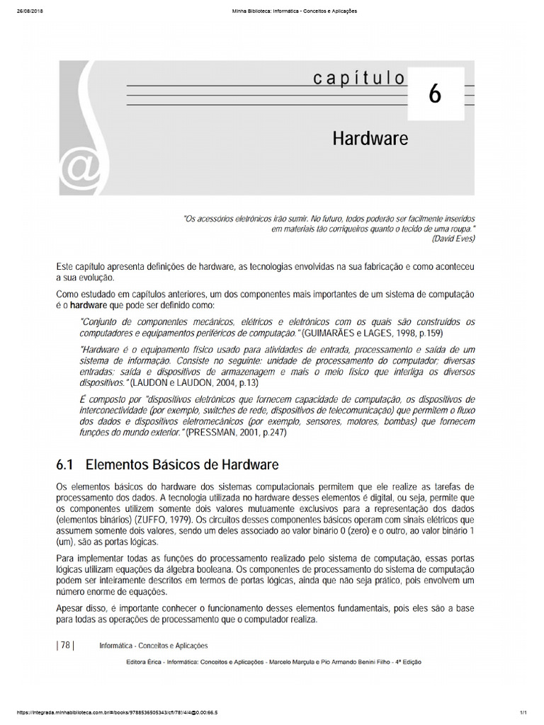 INFORMATICA - INF002 - S02 - 02 - Informatica, Conceitos e Aplicações ...