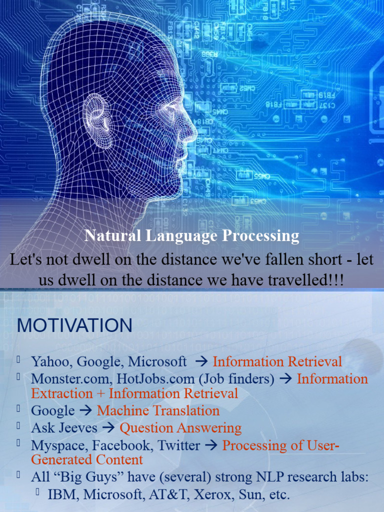 Understanding Natural Language Processing | PDF | Parsing | Word