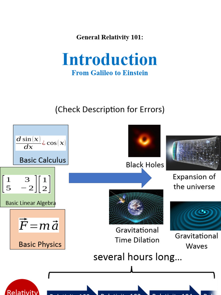 Introduction to General Relativity Concepts | PDF | Theory Of ...