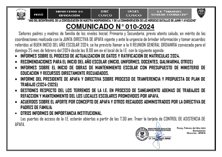 Comunicado.010.IE.MSC.2024 | PDF