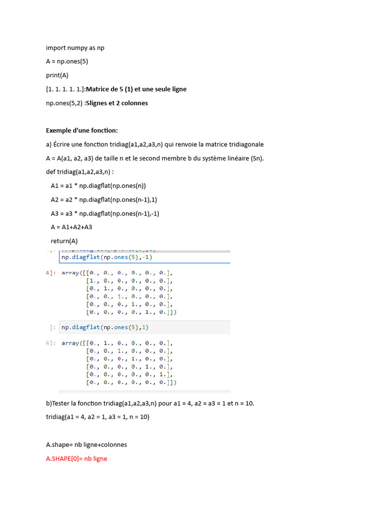 Calcul Scientifique | PDF