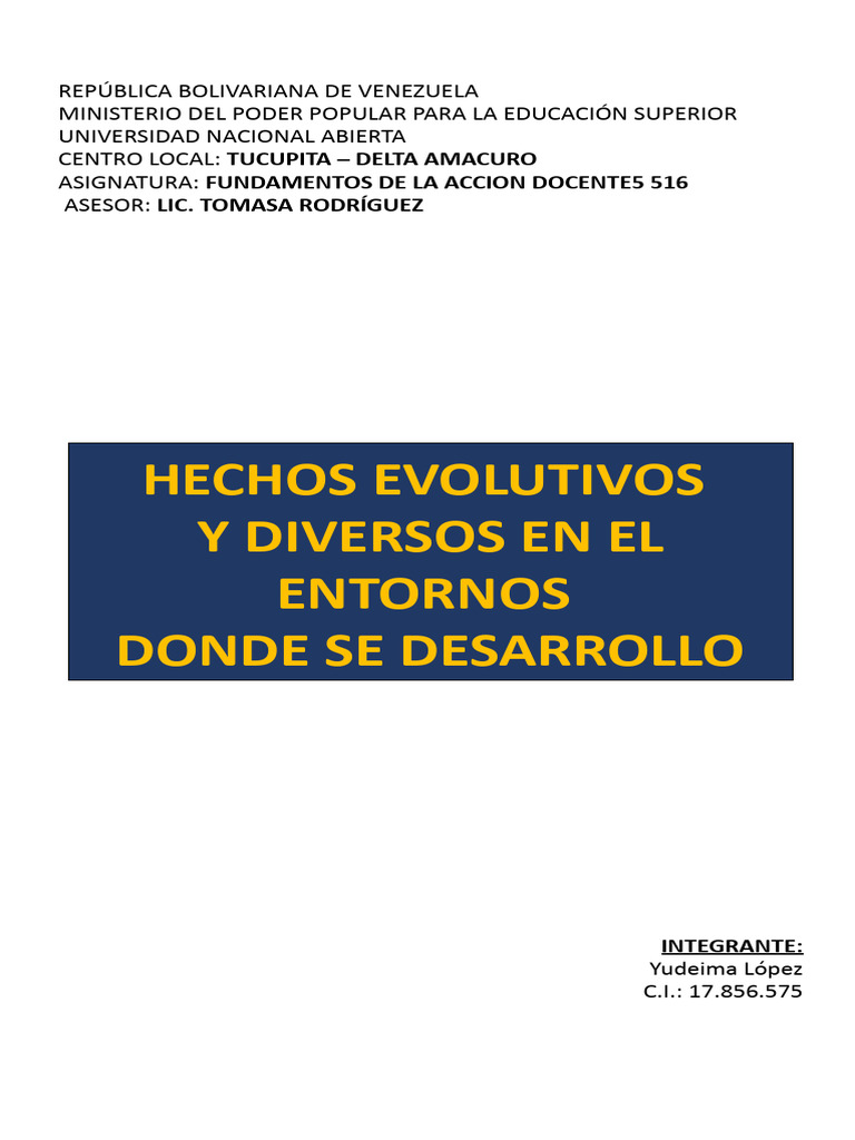 Trabajo Fundamentos de Acciòn Docente Obj 1.1 | PDF | Aprendizaje | Enseñando