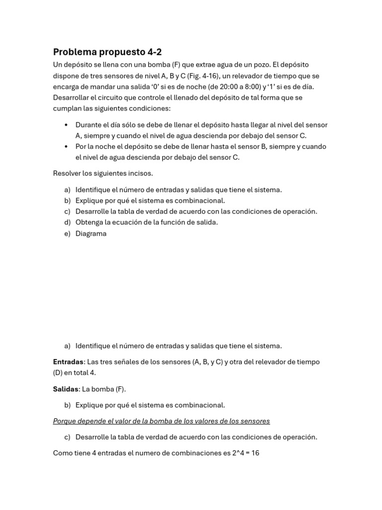 Problema Propuesto 4-2 | PDF | Ingenieria Eléctrica | Ingeniería Informática