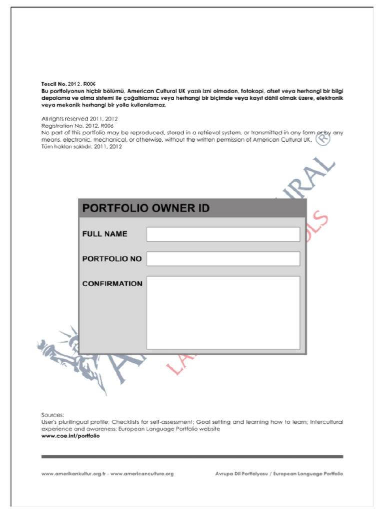 Aca Elp Model For Adults | PDF