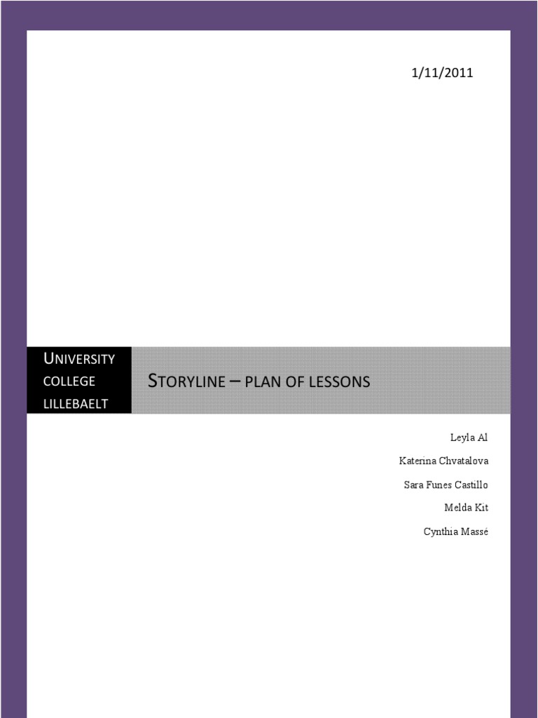 Storyline - Plan of Lessons | Download Free PDF | Extraterrestrial Life ...