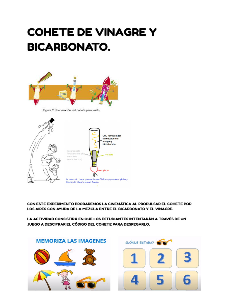 Cohete De Vinagre Y Bicarbonato Pdf