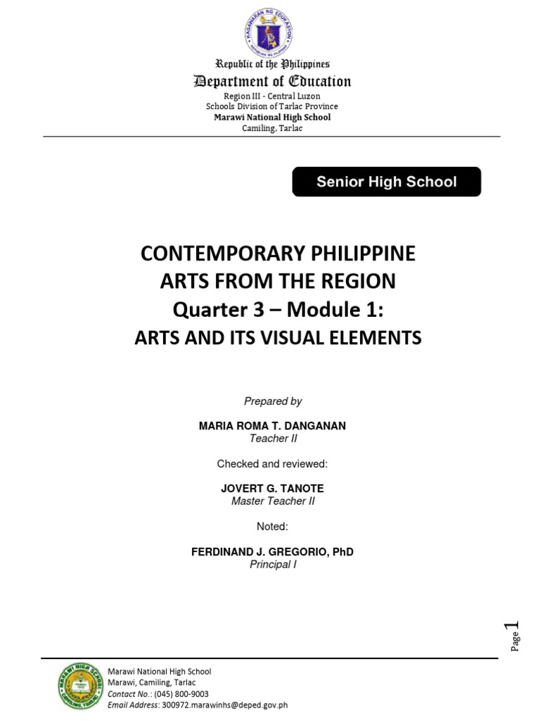 Sample Module LAS For Reproduction CPAR Printing1 | PDF