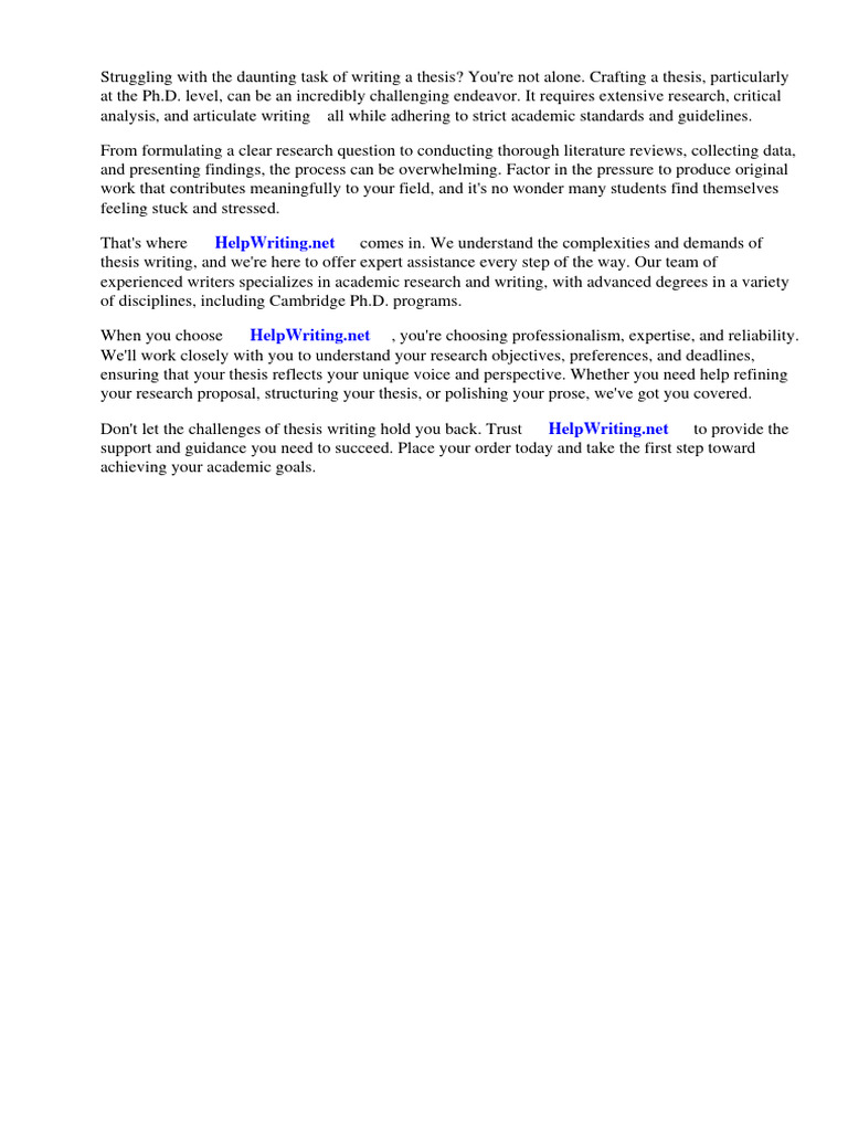 Cambridge PHD Thesis Search | Download Free PDF | Thesis | Ligand