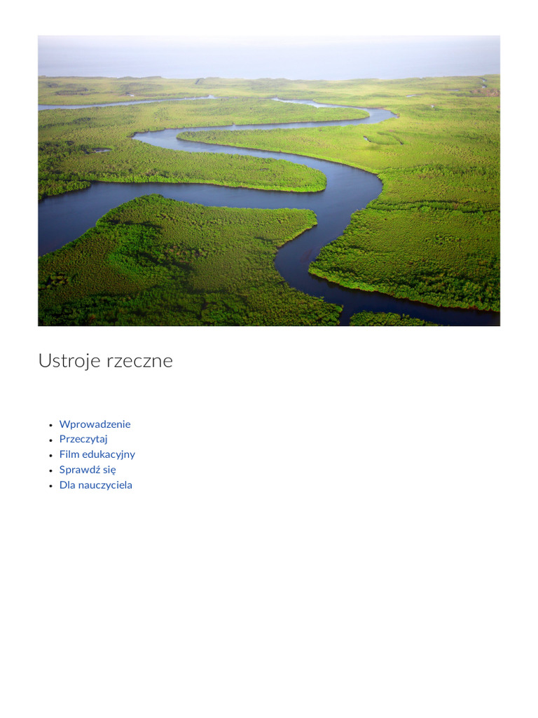 Ustroje Rzeczne | PDF