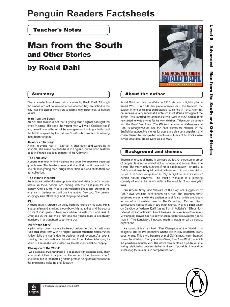 Man From The South FS | PDF