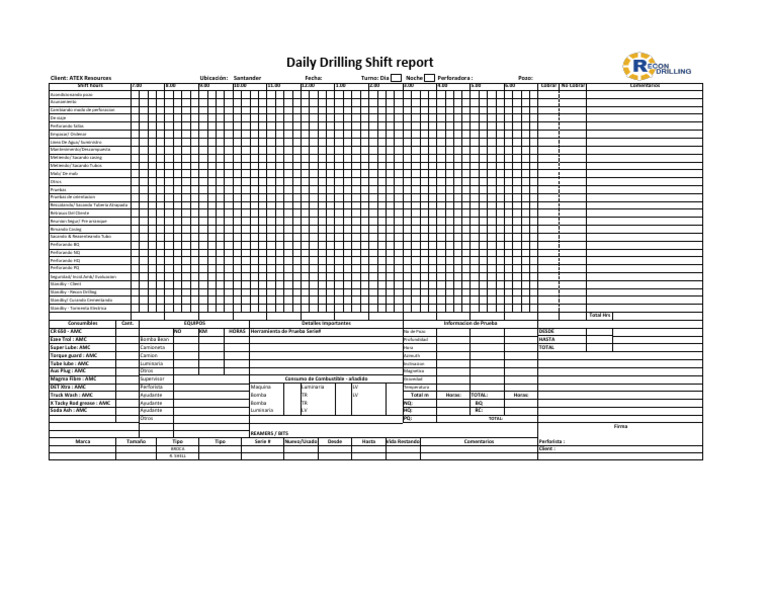 Daily Report Template | PDF