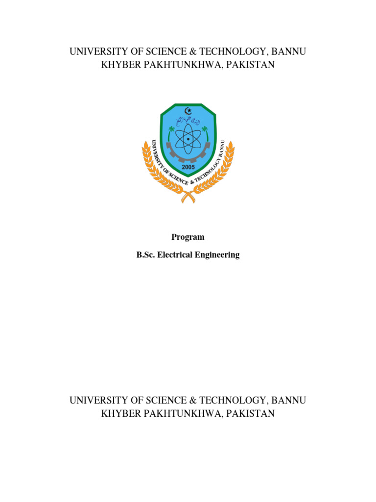BSC - Electrical - Engineering Course | PDF | Mathematical Analysis | Engineering