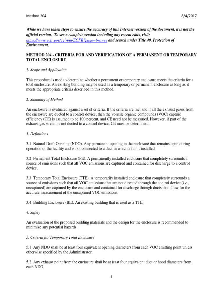 Epa Method 204 Pdf