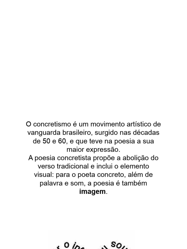 Poesia Concretista e sua Visualidade | PDF