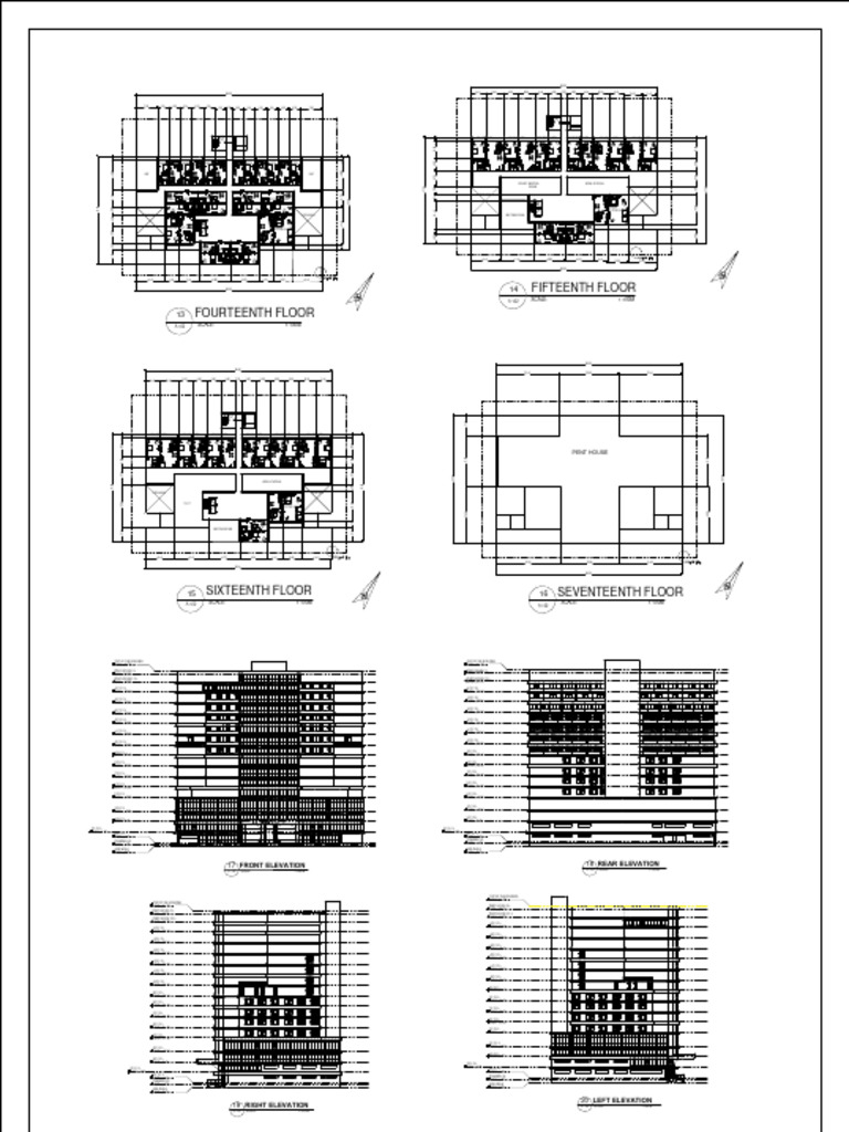 Plans and Elevation of Hotel Higala | PDF