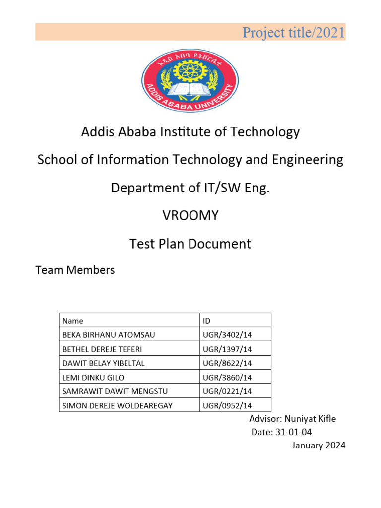 Vroomy-Test Documentation | PDF | Software Testing | Reliability ...