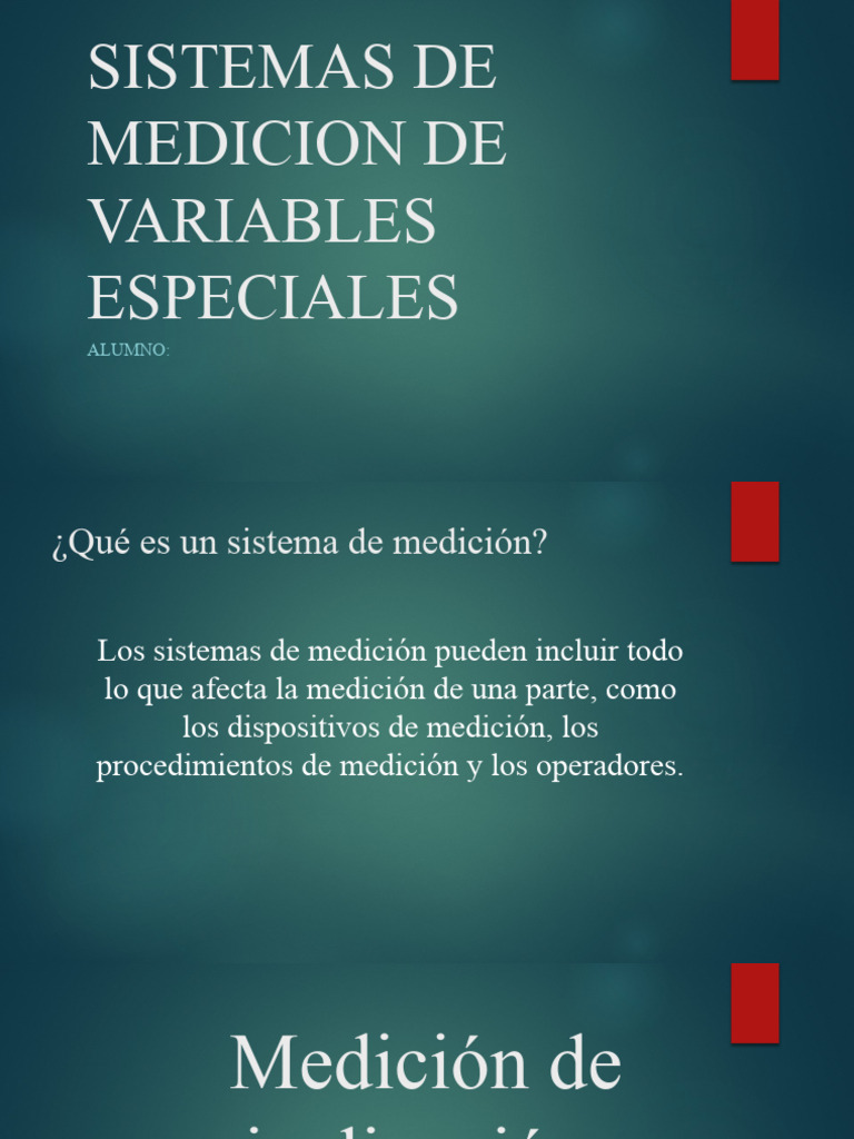 PRESENTACION_sistemas de medicion | PDF | Medición | Metrología