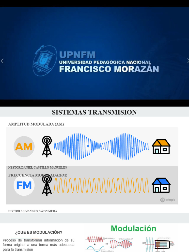 Presentación Amplitud-Frecuencia Modulada | PDF | Modulación de ...