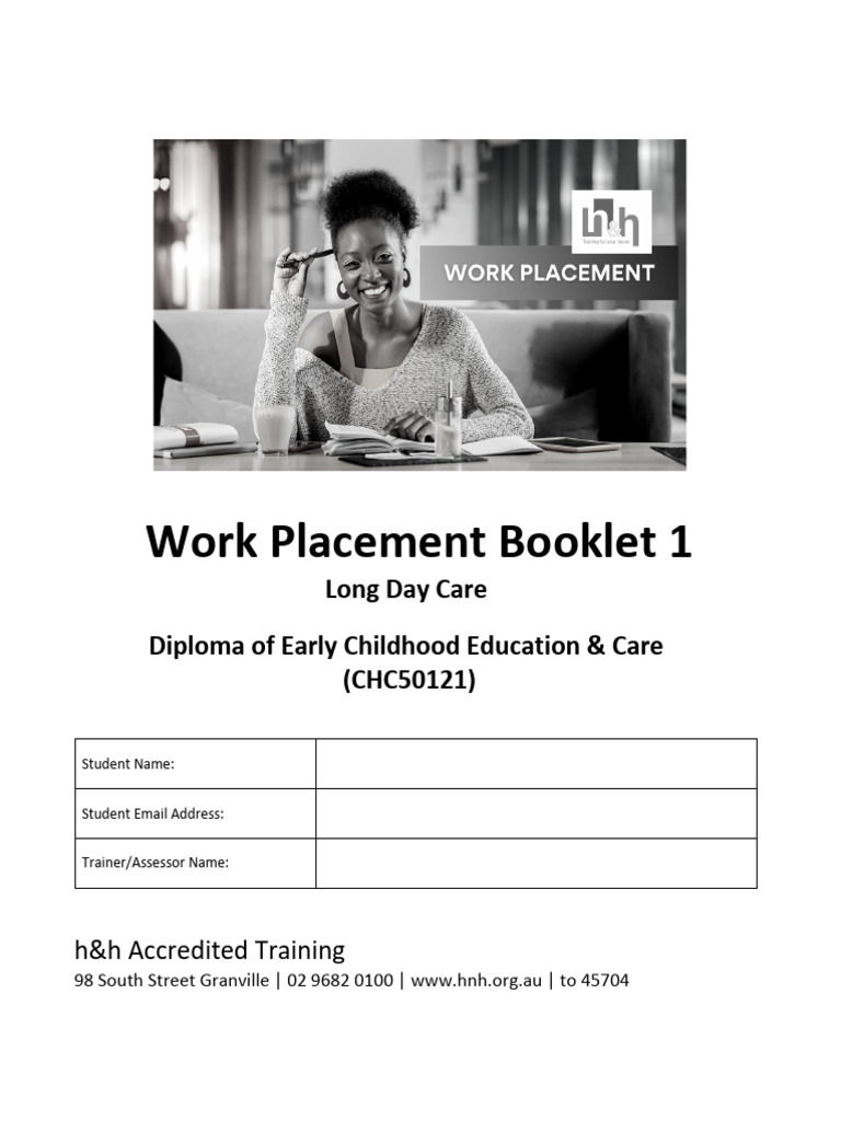 CHC50121-LDC Work Placement Booklet 1 V3 09.09.23 | PDF | Early ...