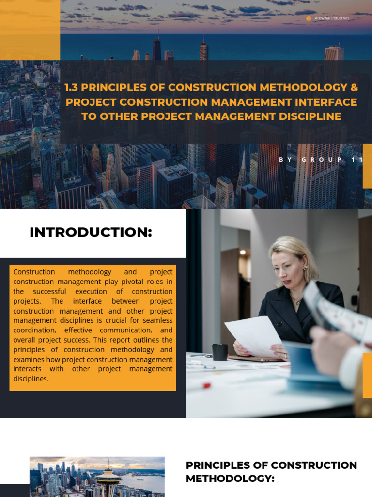 Construction Methodology Principles Explained | PDF | Project ...