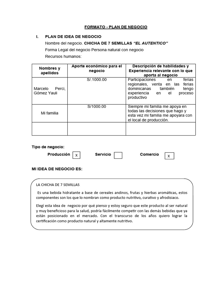 Pnt-Chicha de 7 Semillas | PDF | Marketing | Publicidad