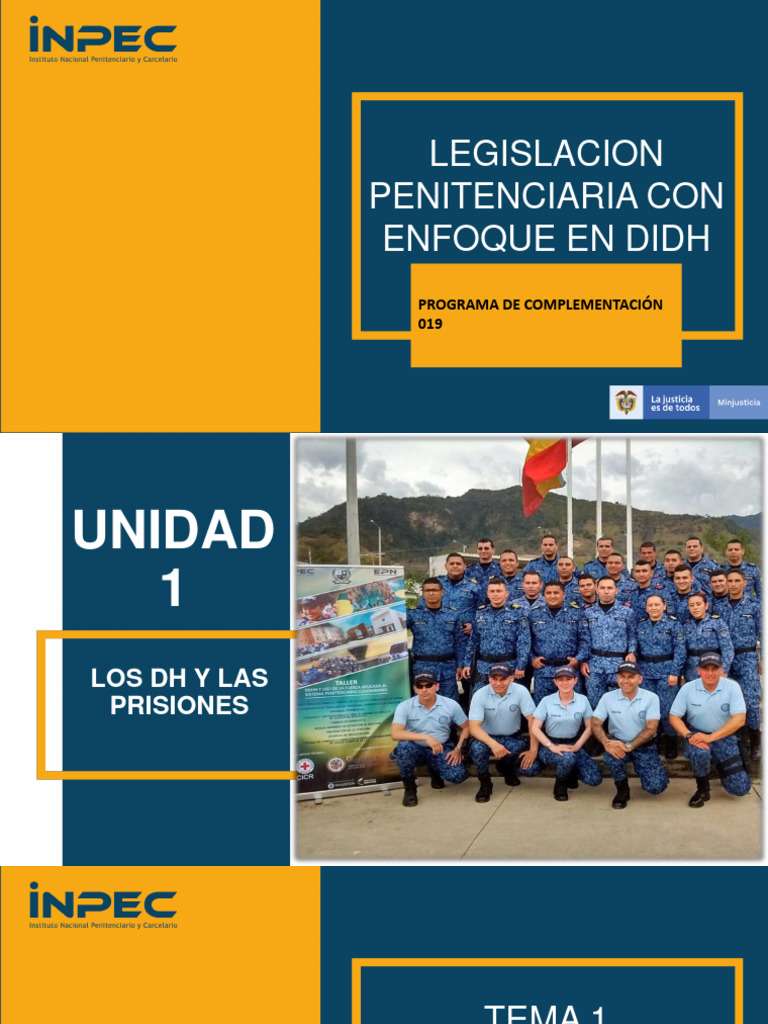 Diapositivas Unidad 1 Legislacion Penitenciaria Con Enfoque en Didh ...