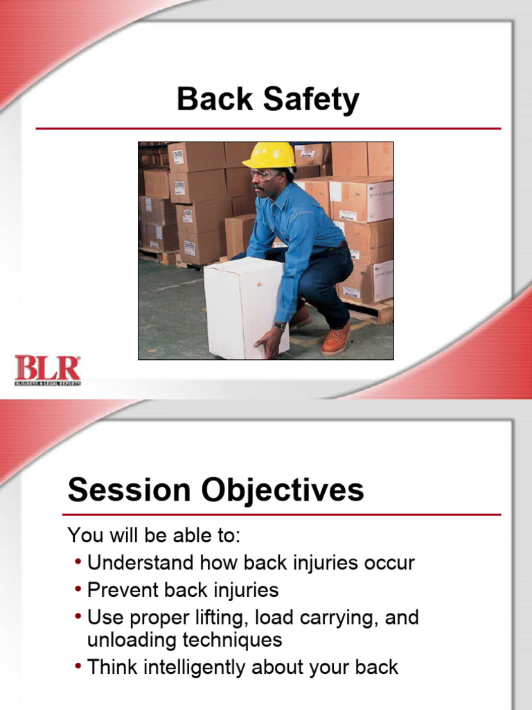 Back Safety | PDF