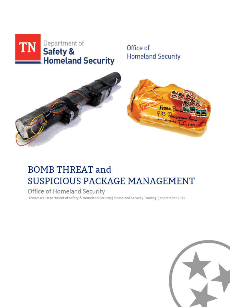Bomb Threat and Suspicious Package Management | PDF | Physical Security ...
