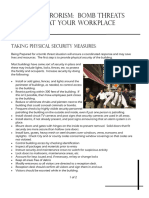 Bomb Threat Checklist | PDF