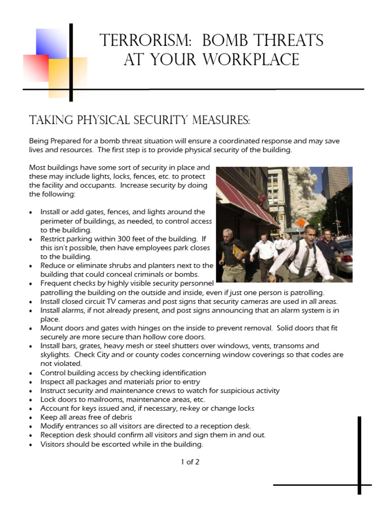 Terrorism Bomb Threats | PDF