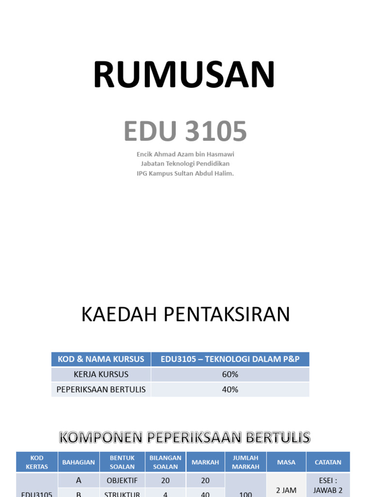322a Edu AzamRUMUSANedu3105 | PDF
