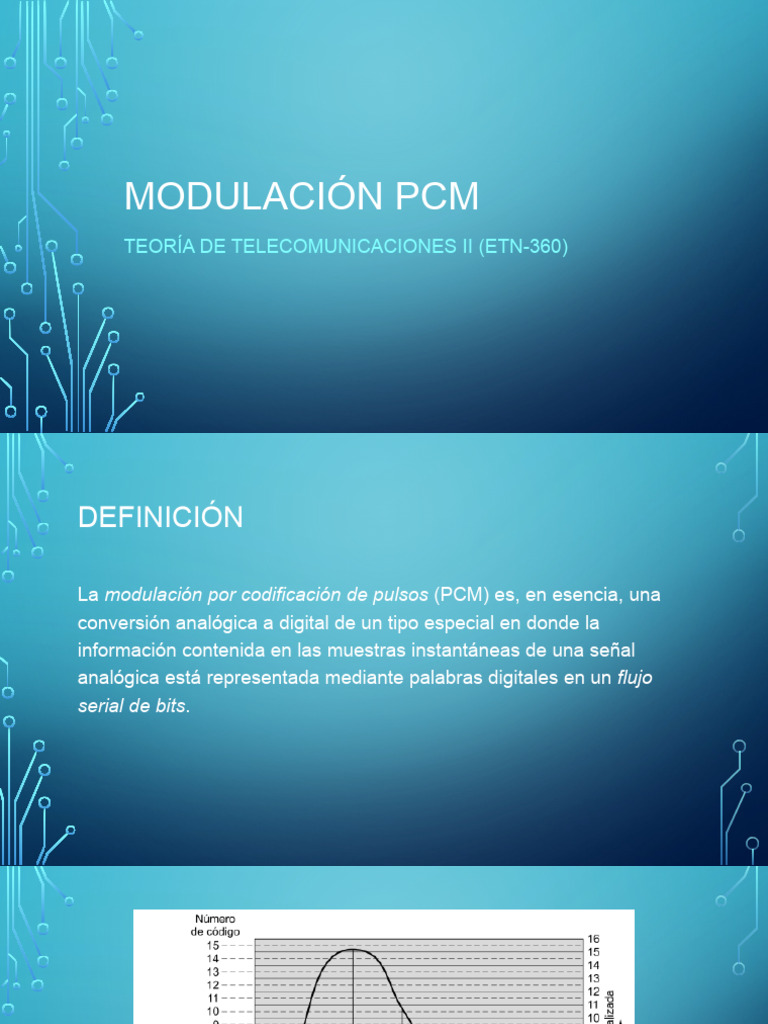 Modulación PCM | PDF | Modulación | Señal analoga